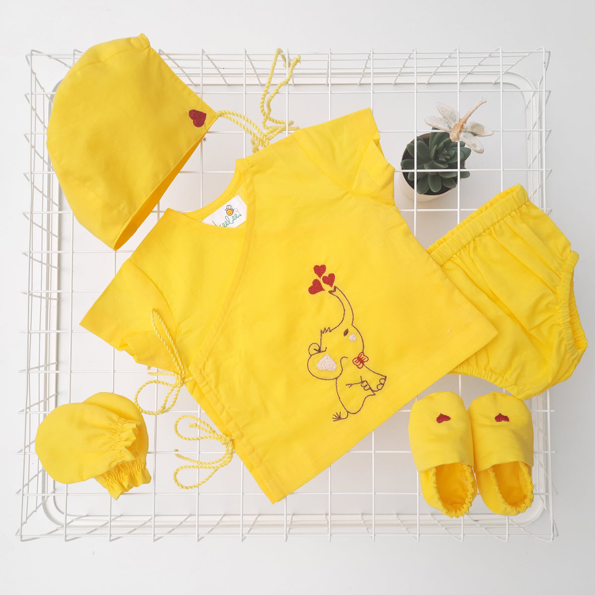 Shop Organic Newborn Jabla Dress Online In India – KEEBEE